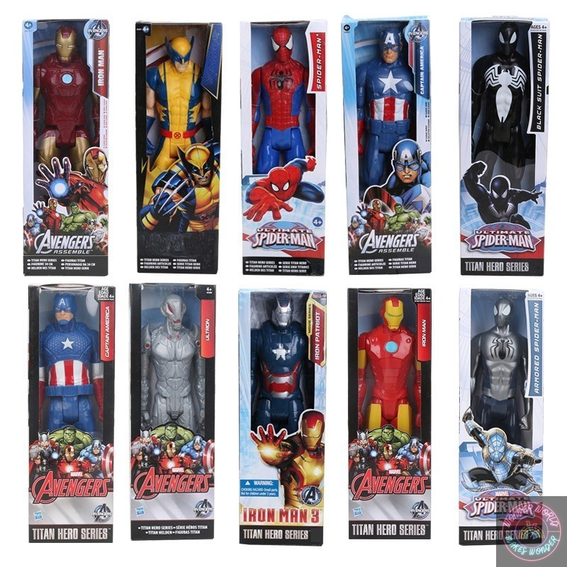 🌈SG Stock🌈 Authentic 30CM Marvel The Avengers Spiderman Iron man ...