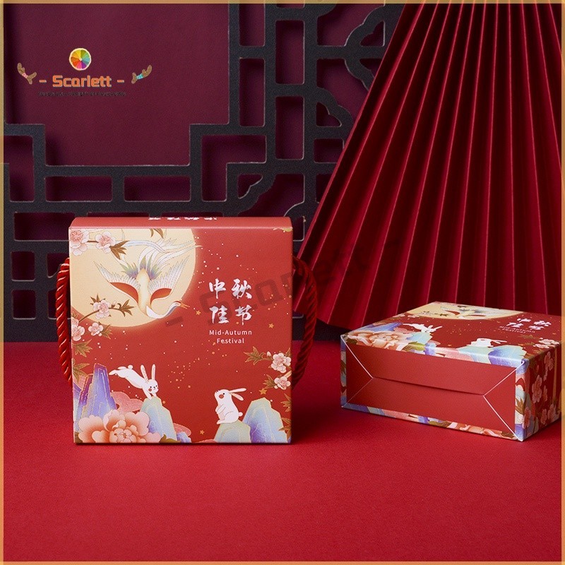 [10/20pcs] Protable Mid-autumn Mooncake Festival Gift Box For Present ...
