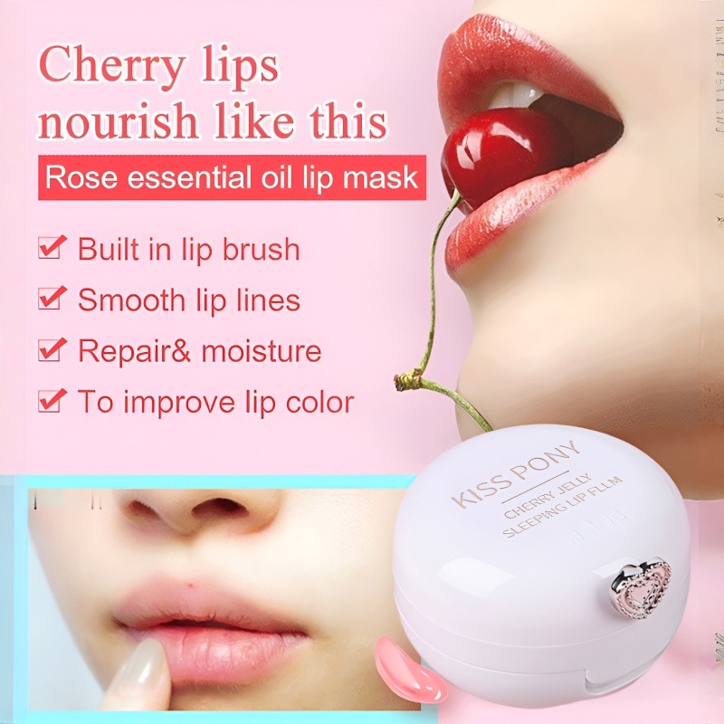 Sleeping Lip Mask Moisturizing Fade Lip Lines Moisturizing Rose Lip ...