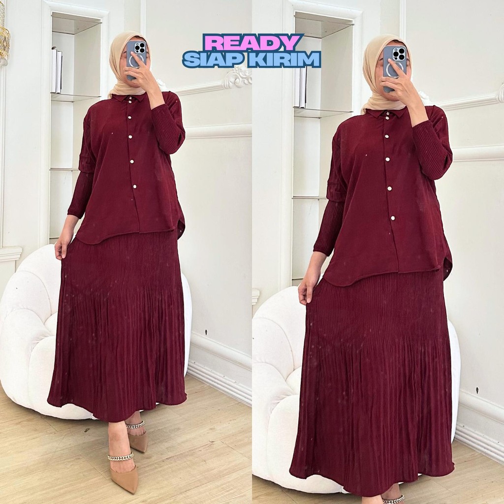 Safara Skirt SET - NEW WOMEN'S SKIRT SET ONE KOREAN STYLE SKIRT SET ...