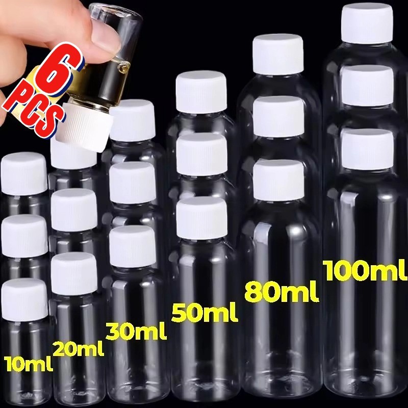 Transparent Refillable Bottle Cosmetic Sample Container Reusable ...