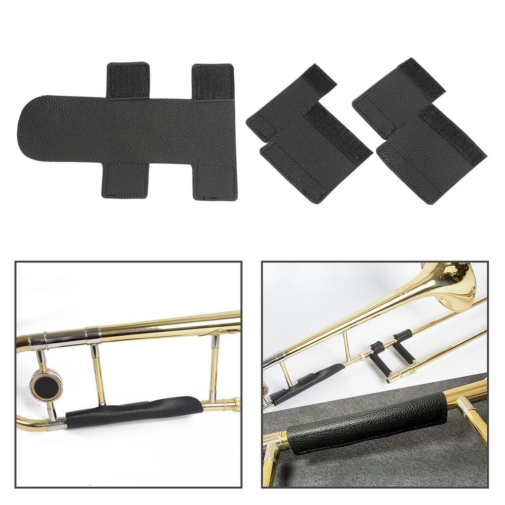 [Simhoa21] Trombone Guard Pad Leather Hand Cushion for Euphonium Band ...