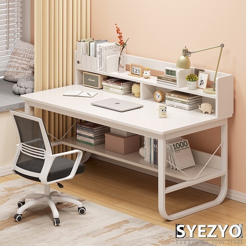 Syezyo Computer Desk Student Writing Desk Study Desk Desktop Home Desk ...