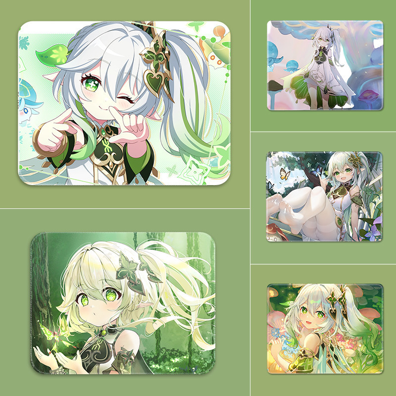 Matcha Genshin Impact Mouse Pad Nahida Anime Cartoon Desk Mat Small ...