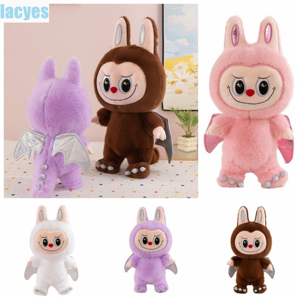 LACYES Angel Labubu Plush Dolls, With Wings Big Eye Angel Labubu Plush ...