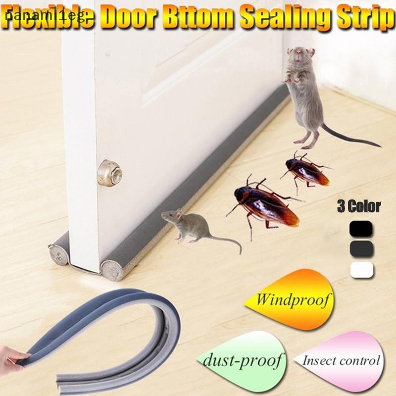 [NAA] Flexible Door Bottom Sealing Strip Sound Proof Noise Reduction ...