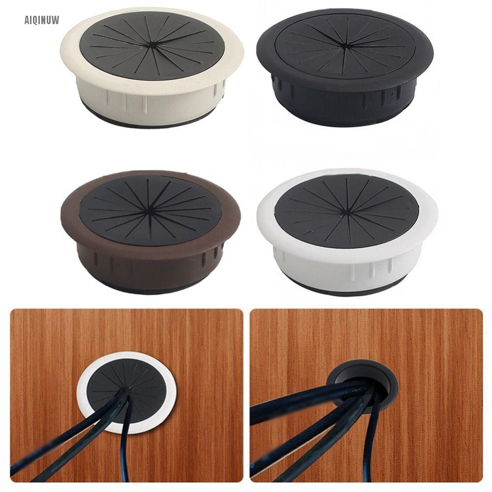 AIQINUW Wire Hole Covers Grommet, Dustproof Universal Cable Hole Cover ...