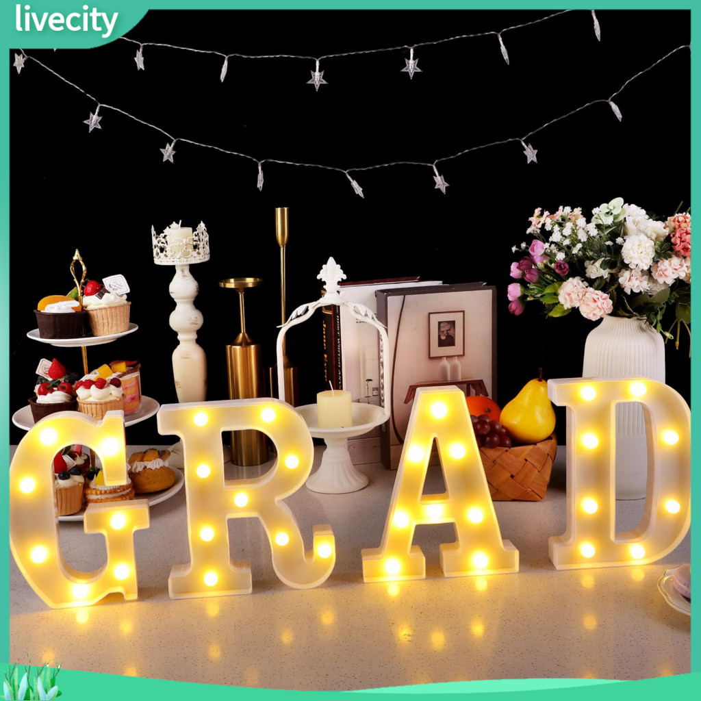 livecity| Graduation Light Up Letters Graduation Ceremony 2025 Grad Led ...