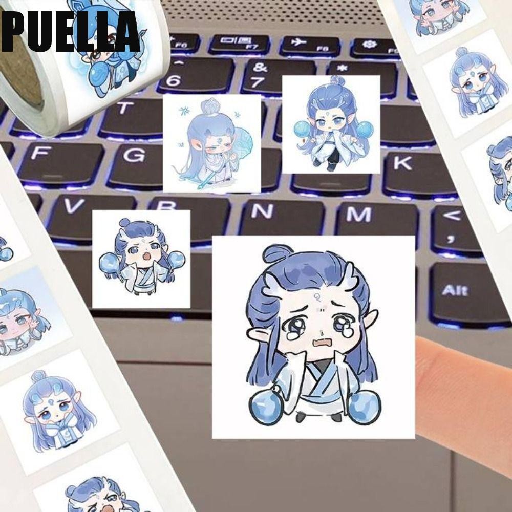 PUELLA 500PCS NeZha Roll Sticker, Anime Movies Cartoon Ne Zha 2 ...