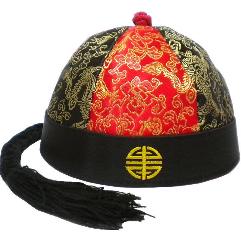 Tang suit the landlord cap skin hat male emperor o Guapi Qing Dynasty ...