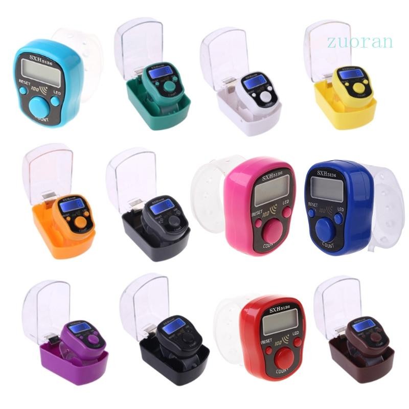 ZUO Hand Tally Counter Digital Finger Counter Clickers Resettable Lap ...