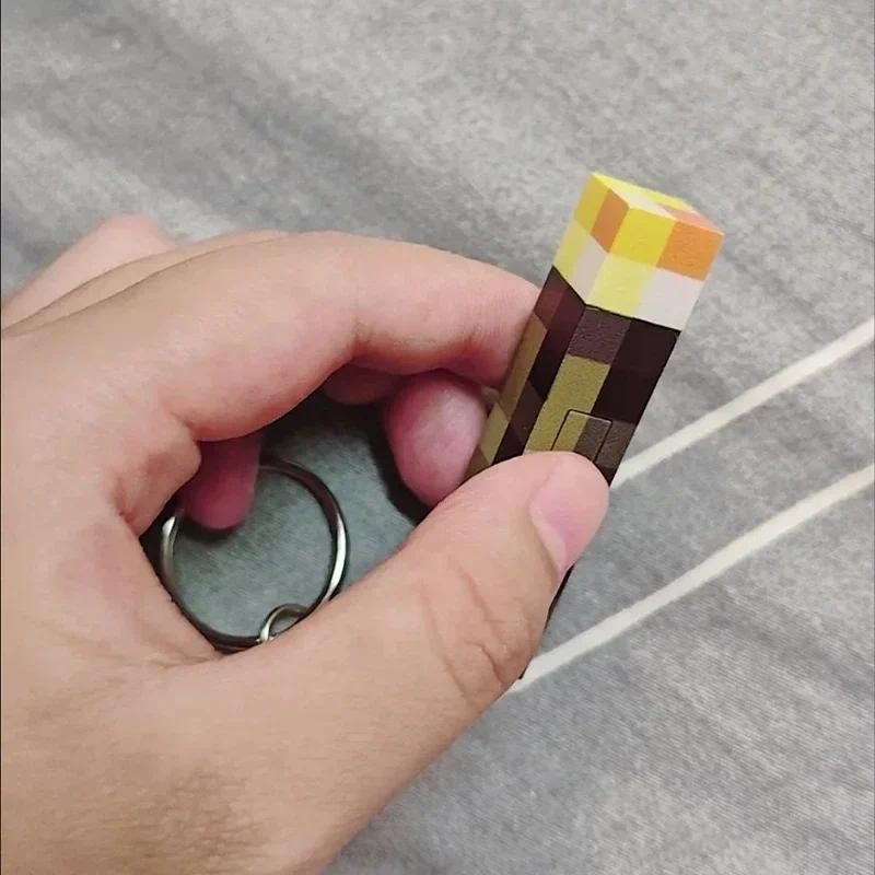 Minecraft Gaming Theme Surrounding Torch LED Light USB Rechargeable ...