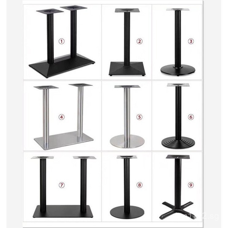 Stainless Steel Table Base Plate Table Frame Bar Table Leg Marble Table ...