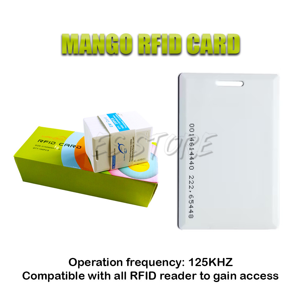 MANGO RFID CARD FOR DOOR ACCESS THIN/THICK (125KHZ) | Shopee Singapore