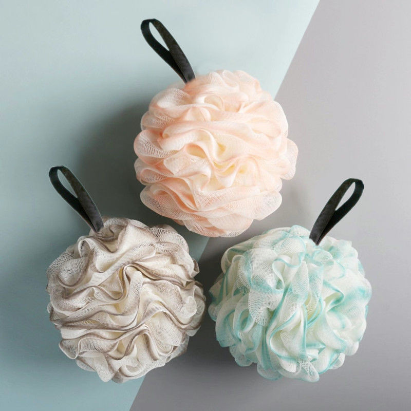 Bathing Ball Shower Loofahs Large Mesh Loofah Bath Puffs Bath Flower ...