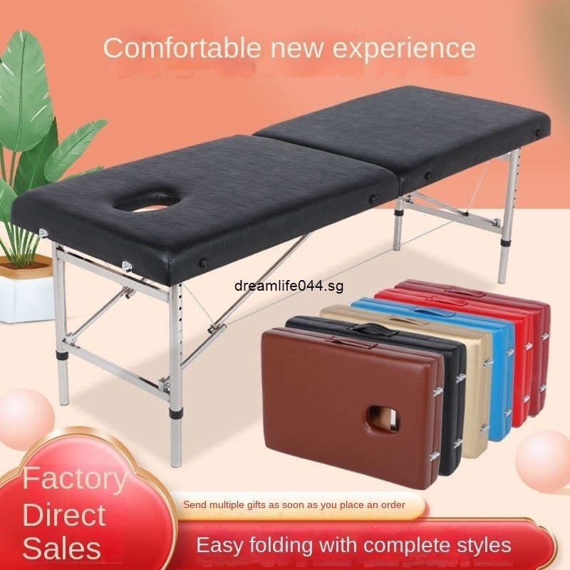 Foldable Sturdy Comfortable Beauty Bed Massage Bed Spa Facial Portable 9861