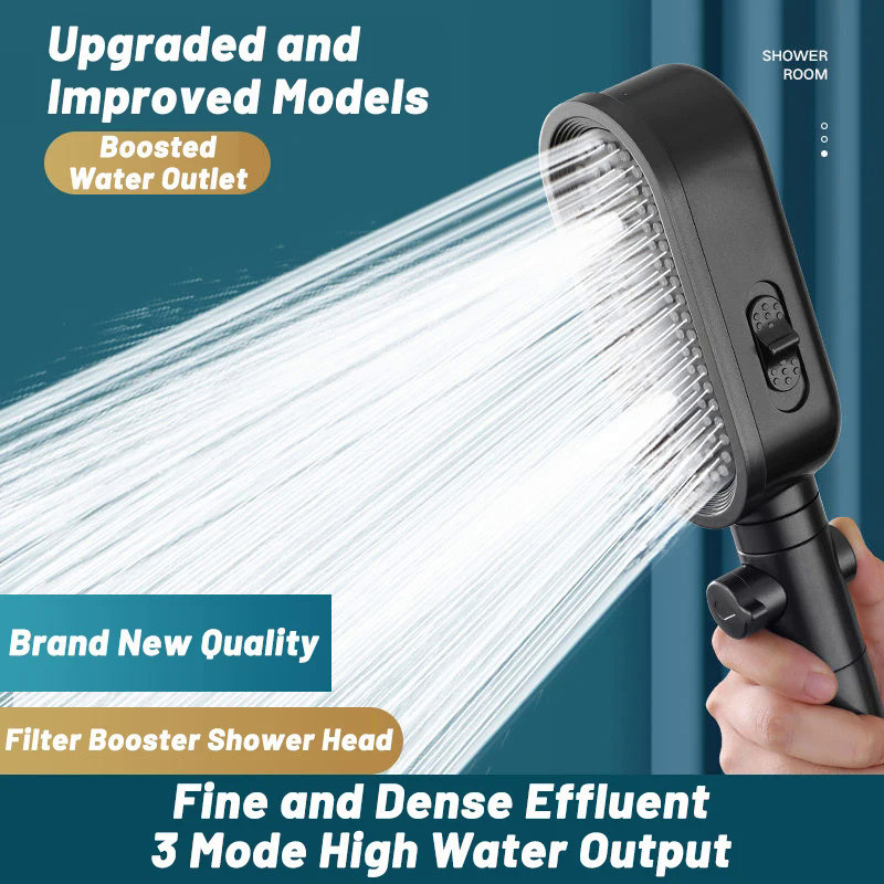 🇸🇬SG Local stock🇸🇬3-Mode Shower Head with Stop Button High Pressure ...