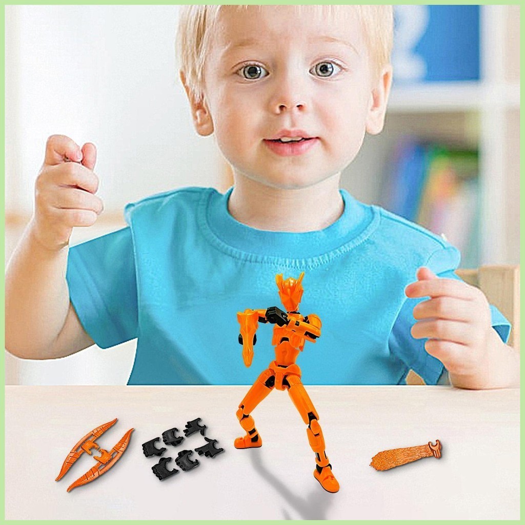3D Printed Action Figure 3D Printed Multi-Jointed Action Figures Hand ...