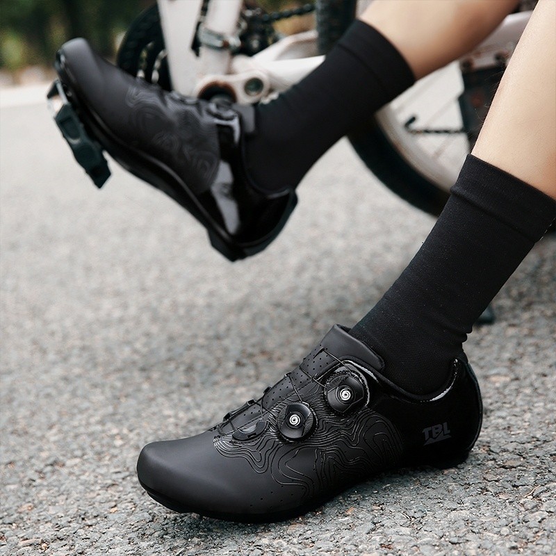 Professional Cycling Shoes Ultralight Self-Locking Racing Road Bike ...