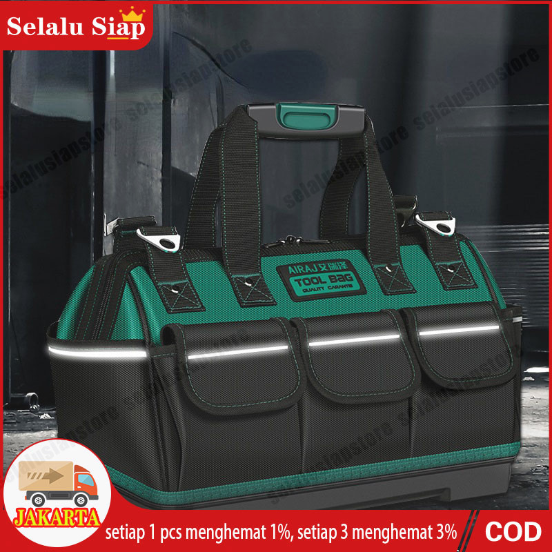 Greener Toolbag 13/14/16/18inch Thick Oxford Cloth Strong Tool Bag Tool Bag Toolkit Toolbox 13 ...