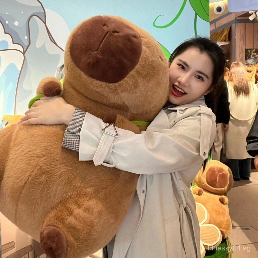 Capibara Doll Oversized Plush Toy Giant Capybara Doll Bar Runny Doll ...