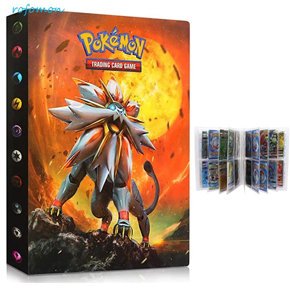ROFOMON Pokemon Cards Album Cartoon Pokemons Toys Collection Folder ...