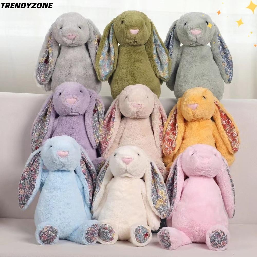 TRENDYZONE Rabbit Doll, 25cm Soft Plush Rabbit Pillow, Long Eared Bunny ...