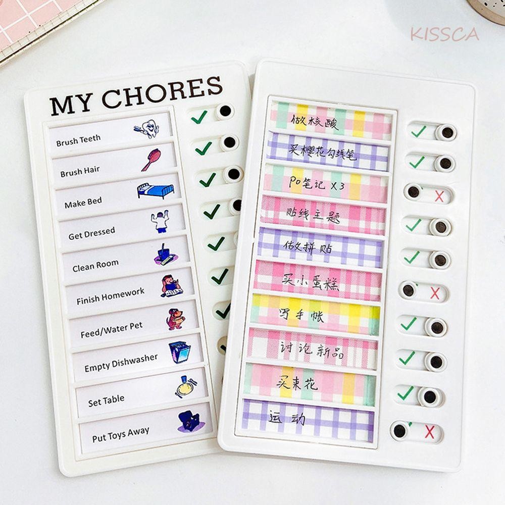 KISSCA Student Message Checklist Adults Portable Schedule List Office ...