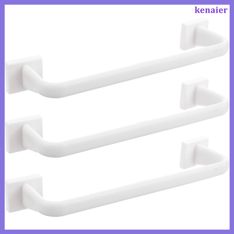 Towel Rack Stand Racks Clear with Cup No Punch Hanger Dust Collector ...