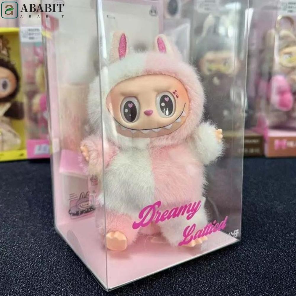 ABABIT Labubu Plush Doll Keychain, Collectible Model Cartoon Pop Mart ...