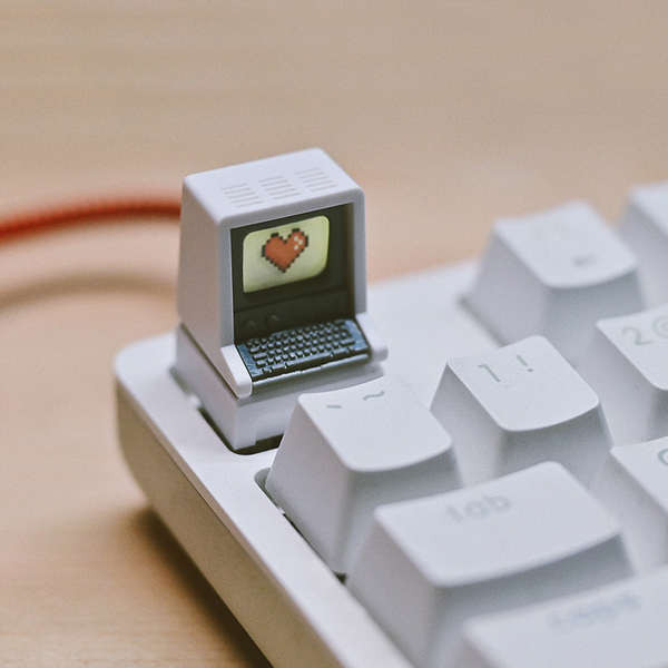 keycaps Keycap Shop mac mac Pyramid K-03 Small TV Keycap Retro Unique ...