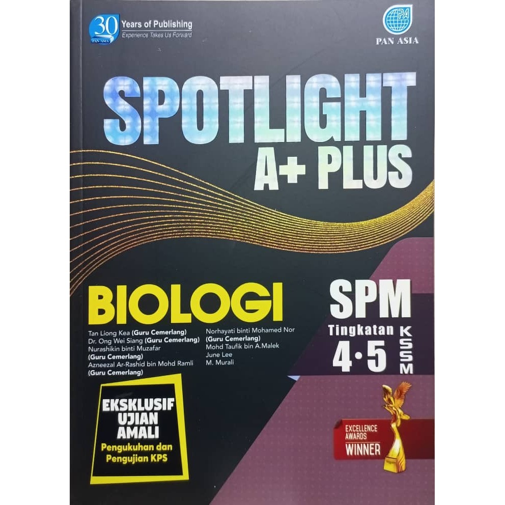 SPOTLIGHT A+ PLUS SPM BIOLOGI TINGKATAN 4.5 (PAN ASIA) 2025 | Shopee Singapore
