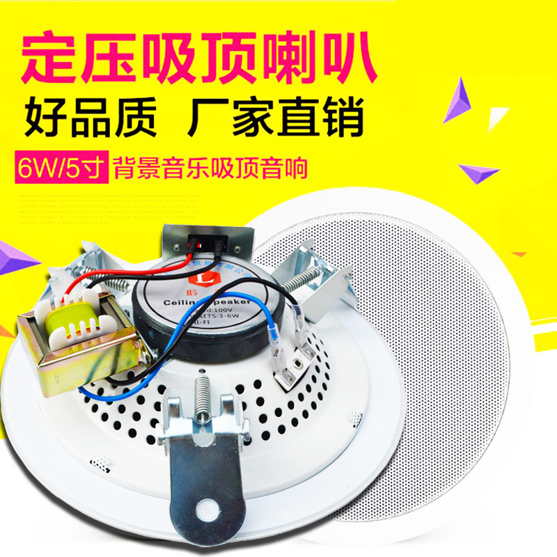 Public Address System Fixed Pressure Ceiling Speaker Surface Mounted ...