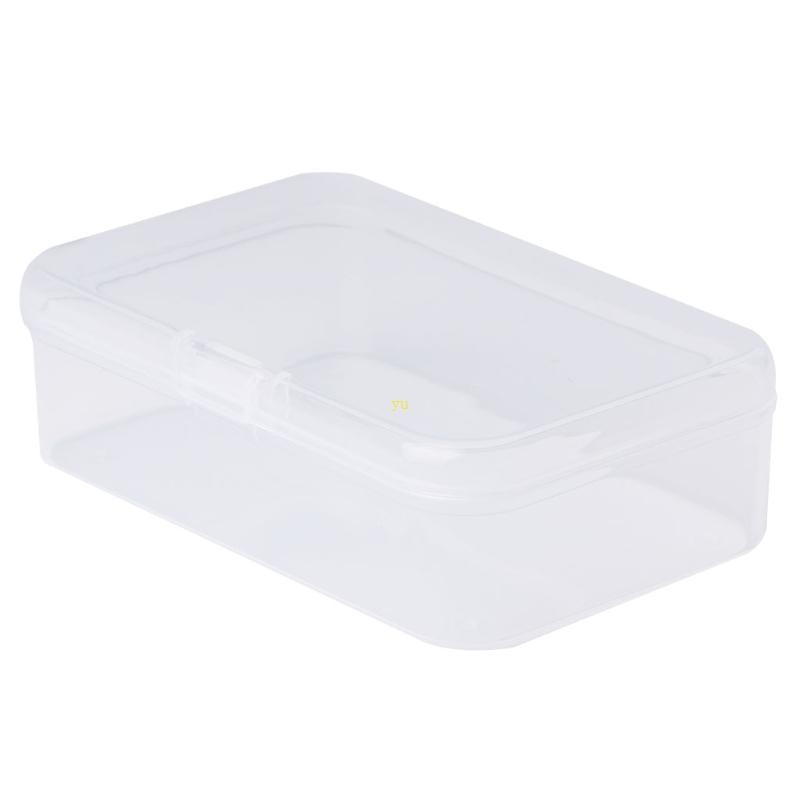 YU Rectangular Plastic Clear Transparent Storage Box Collection ...