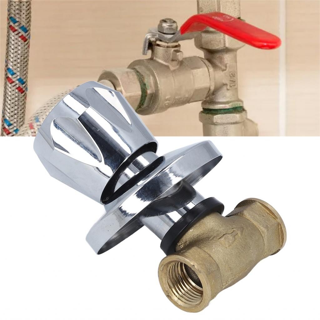 Concealed Water Valve 1/2 Inch Female Thread NPT Brass for Domestic ...