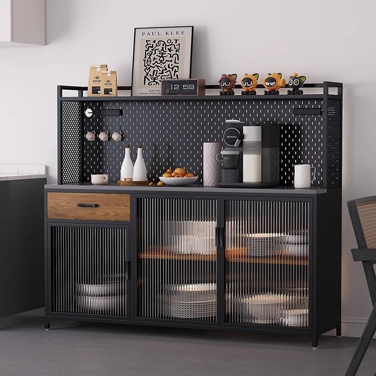 Wall-Mounted Integrated Storage Cabinet Coffee Machine Cabinet Tea ...