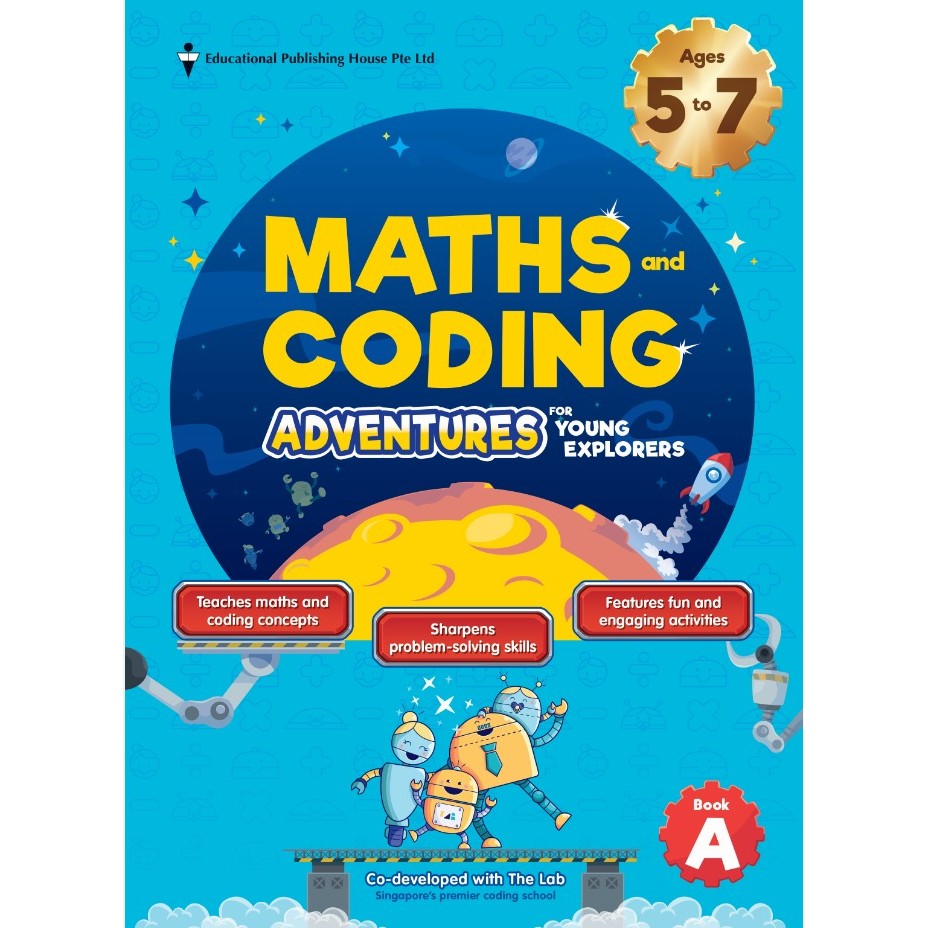 Maths And Coding Adventures For Young Explorers ( book A ) | Shopee ...