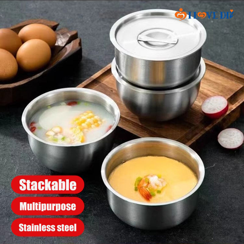 High Quality Food-grade Stainless Steel Rice Bowl Steamed Egg Stew Bowl ...