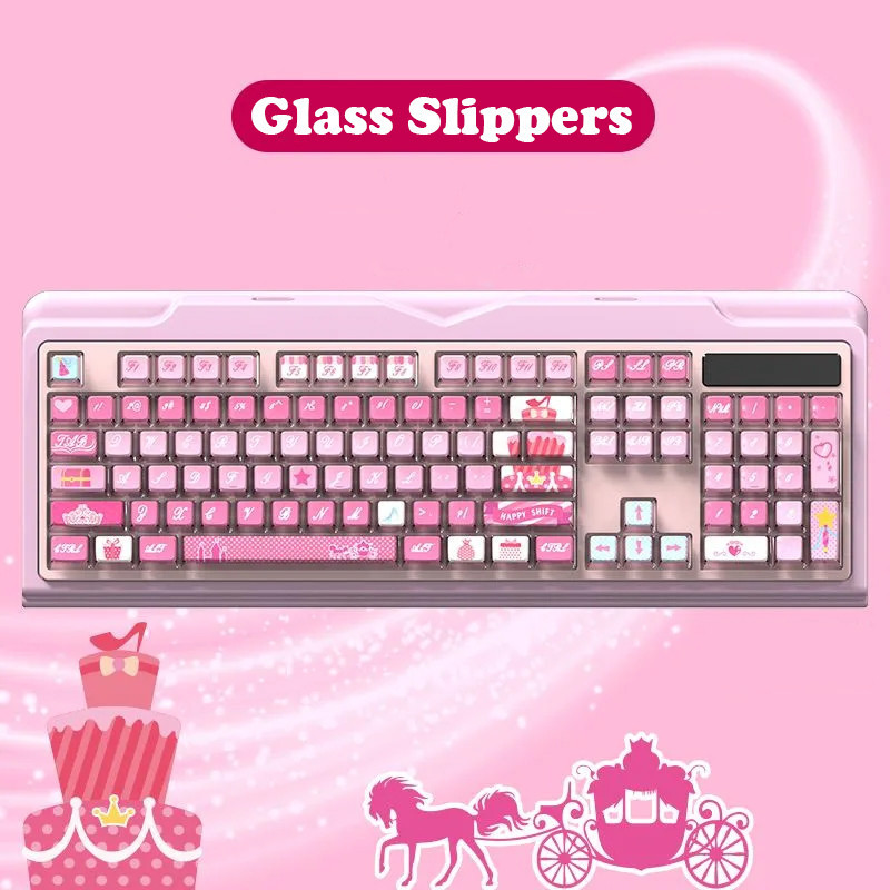 【Pudding Keycap Collection】Glass Slippers Pudding Keycap ASA Profile ...