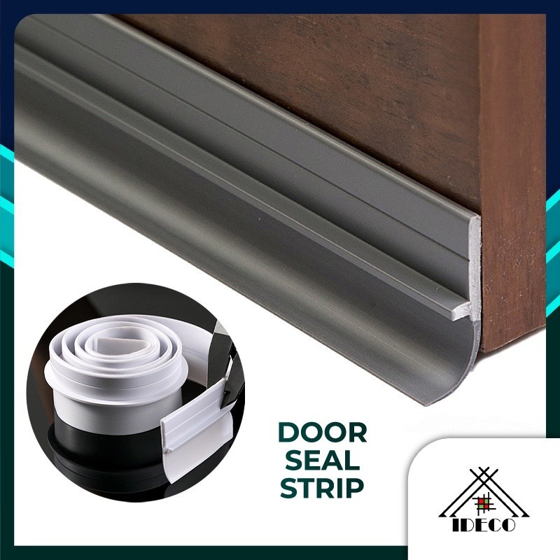 iDECO PVC Multi-Function Dust-Stop Door Seal Brush Door Bottom Sweeping ...