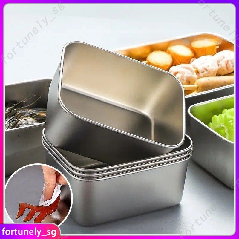 Microwave Oven Heatable Stainless Steel Lunch Box With Lid / Portable ...