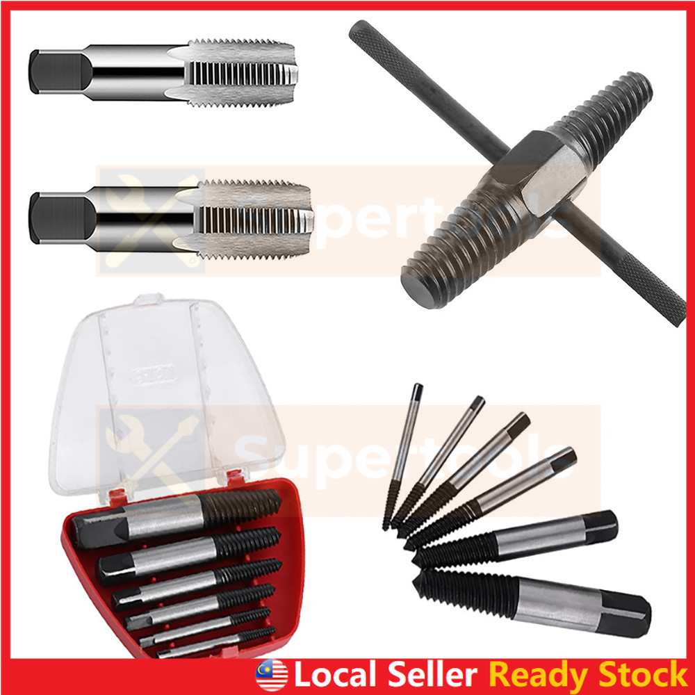Water Pipe Damaged Broken Screw Extractor Bolt Remover Drill Bit ...