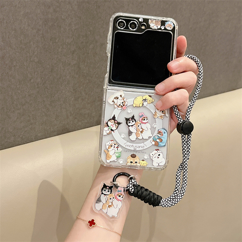 SANRIO MOFUSAND Magnetic Phone Case Magnet Phone Kickstand for Samsung ...