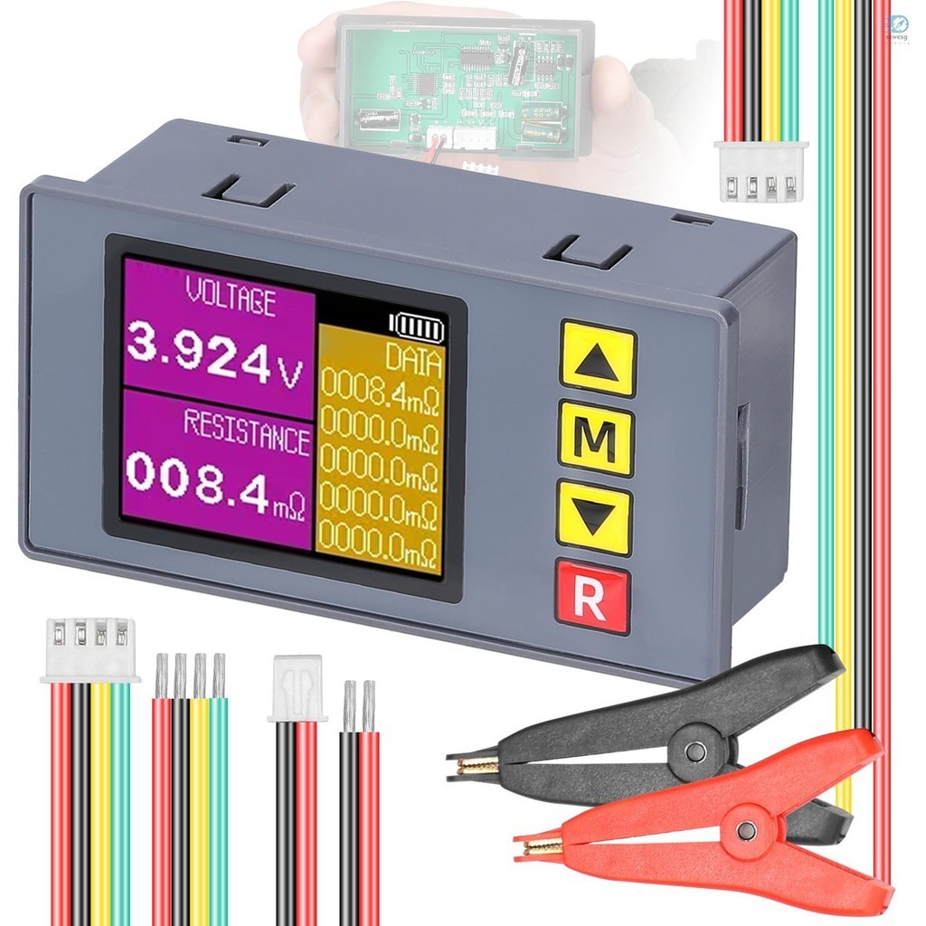 Internal Resistance Tester 4-wire Kelvin Professional Meter Internal 4 ...