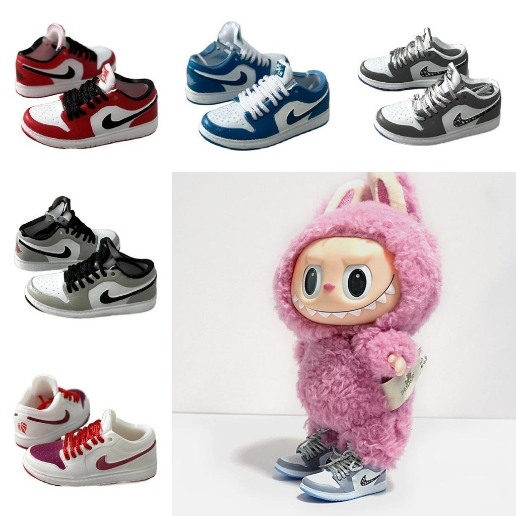 [for 17cm labubu, 1/6 bjd] labubu Shoes Cute Mini Shoes | Shopee Singapore