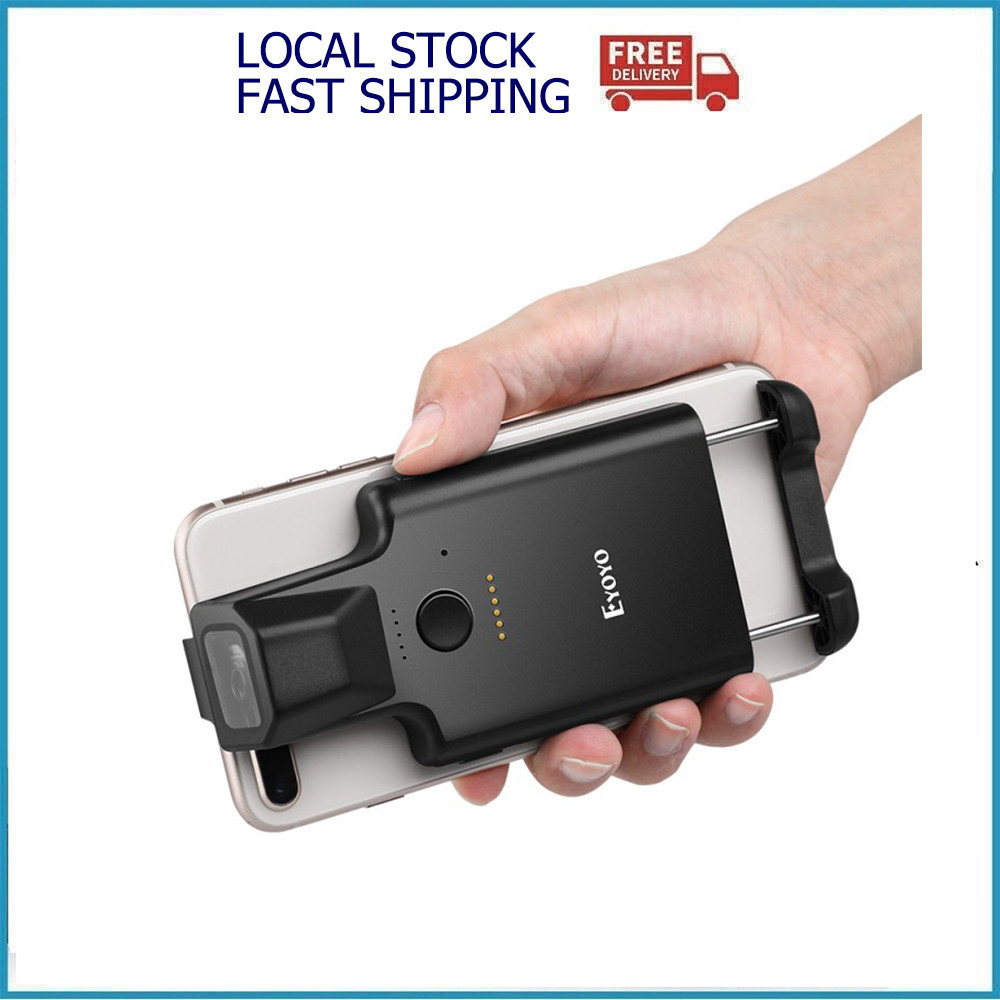 Eyoyo Portable Bluetooth 1D 2D QR Image Barcode Scanner Reader PDF417 ...