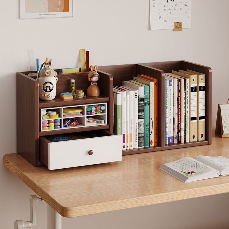 Office desk shelves, desk shelves, vertical multi-layer desk, writing ...