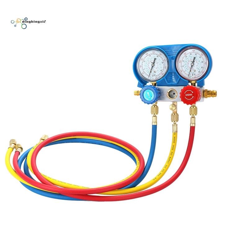 Car Air Conditioner R134A Refrigerant Freon Double Valve Refrigerant ...