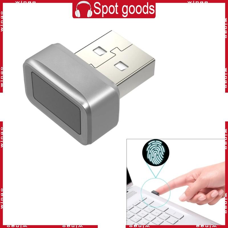 WIN USB Fingerprint Reader Security Key Biometric Scanner For Window 10 ...