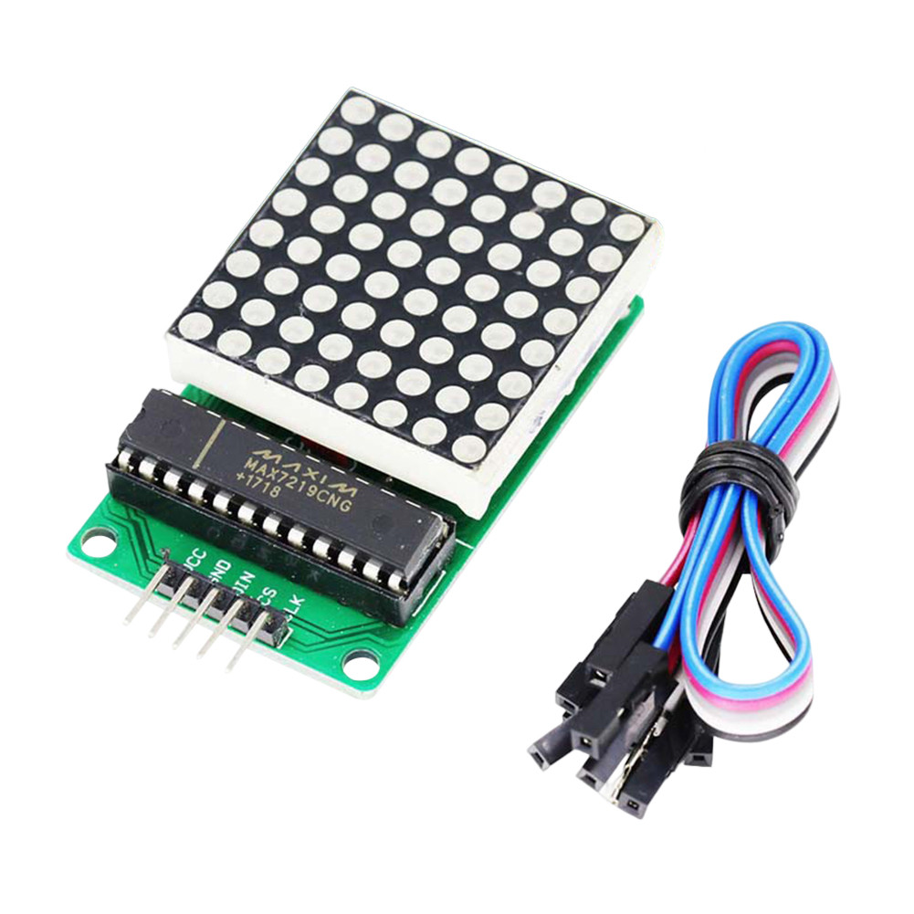 MAX7219 8x8 Dot Matrix Module MCU LED Display Control Module 5V with ...